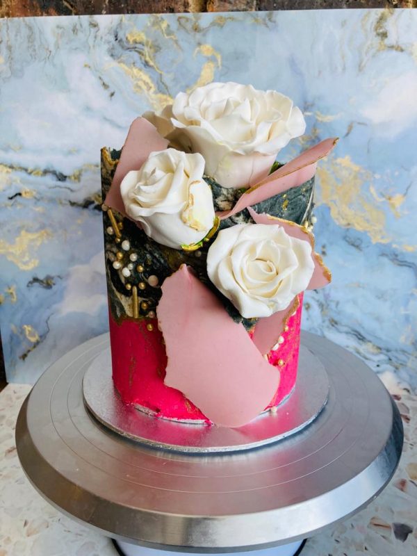 Marble and Fault line cake – Cake & T